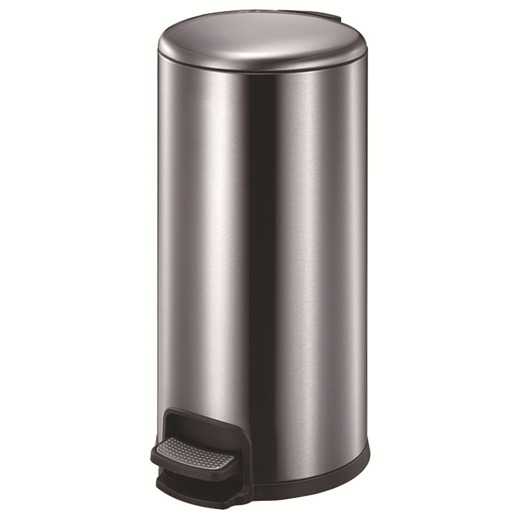 Stainless Steel Foot Pedal Garbage Bin Litter Bin Waste Container (30 L ...