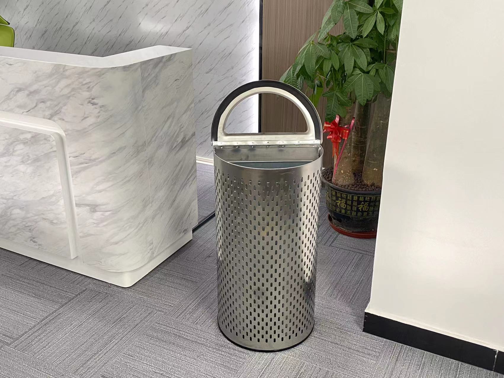 Commercial Half round garbage bin (YH-515) from China manufacturer ...