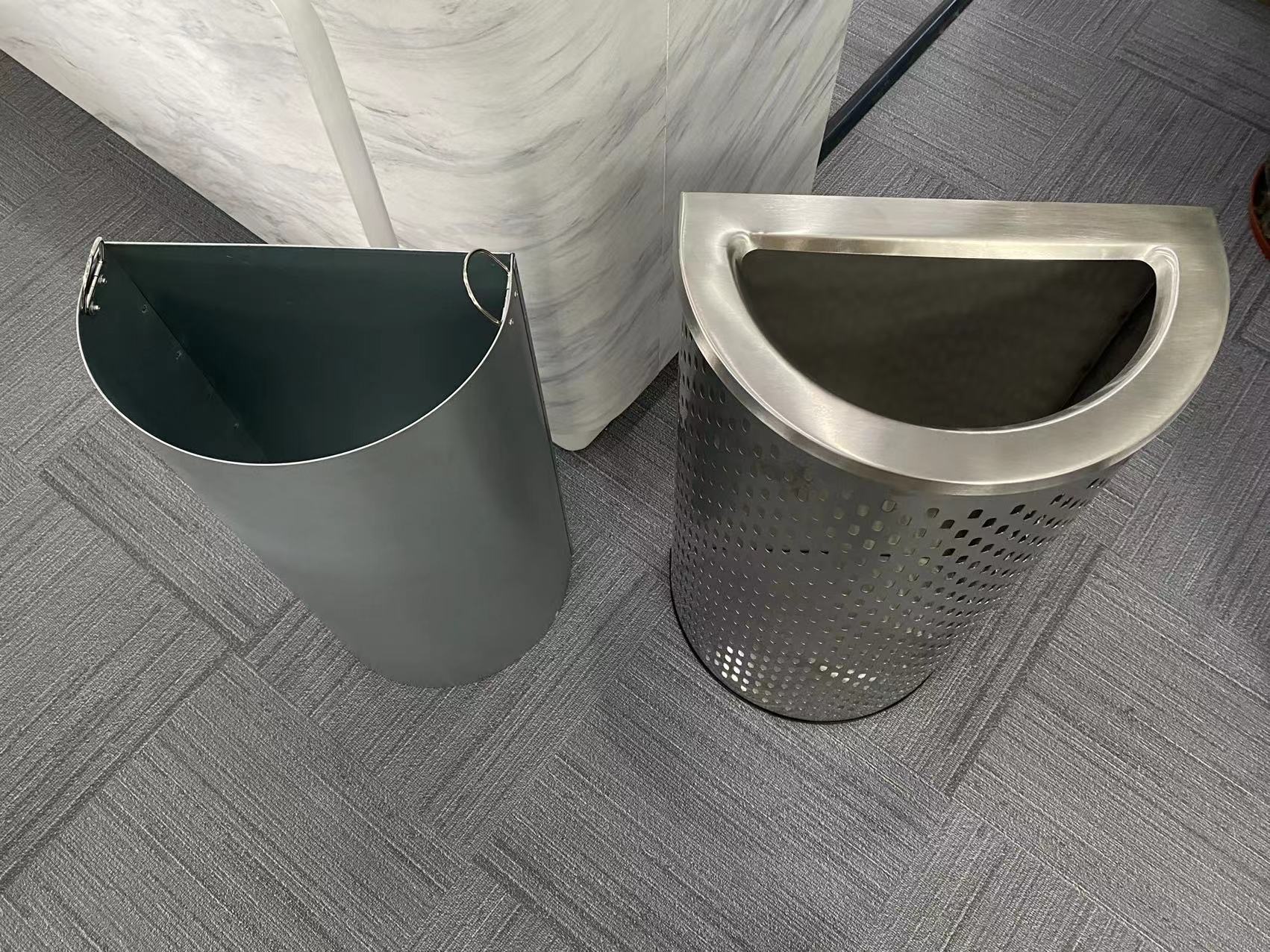 Commercial Half round garbage bin (YH-515) from China manufacturer ...