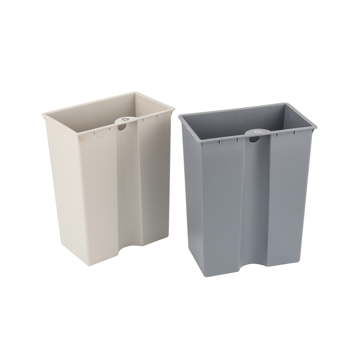 Rectangle 14L 2in1 Recycle Bin with 2 Plastic Inner Bin for Room from ...