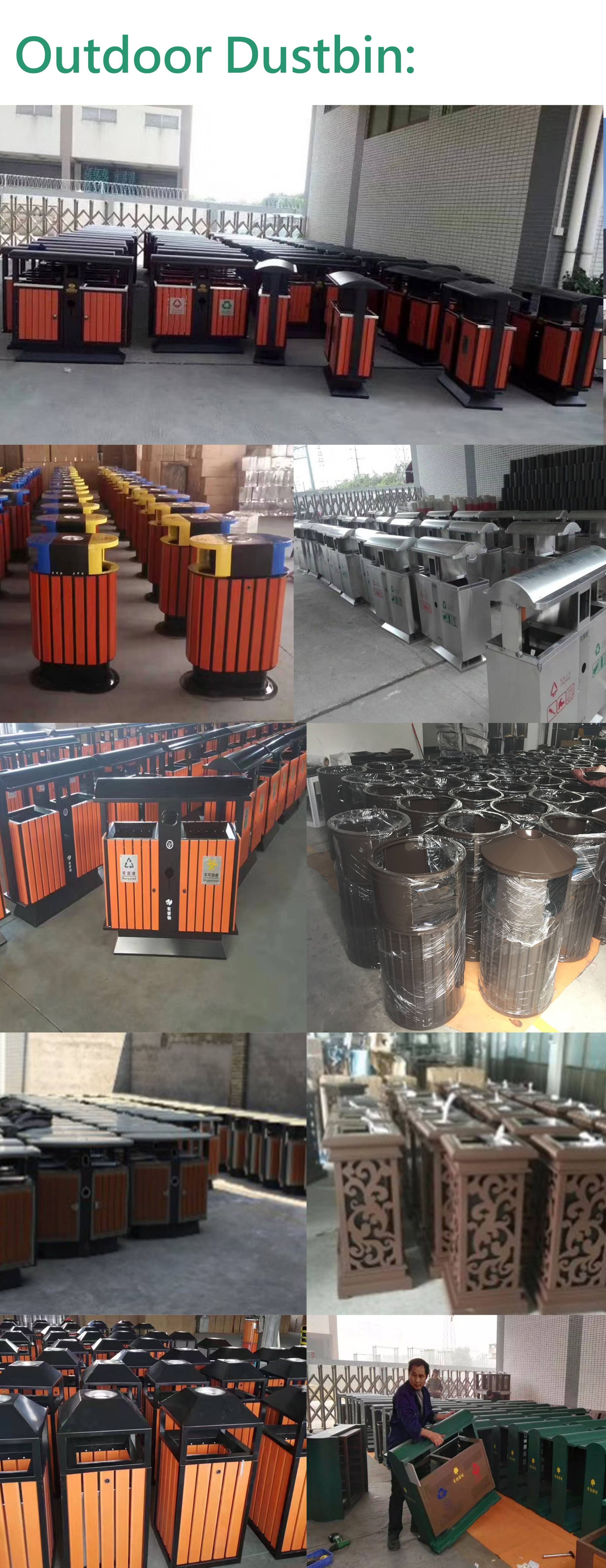 Outdoor waste can with swivel door HW-72A - Buy outdoor Waste Can ...