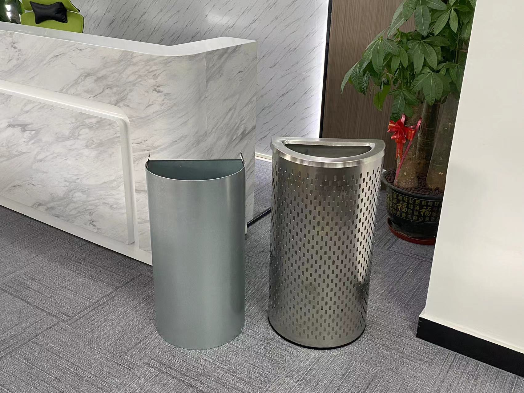 Commercial Half round garbage bin (YH-515) from China manufacturer ...
